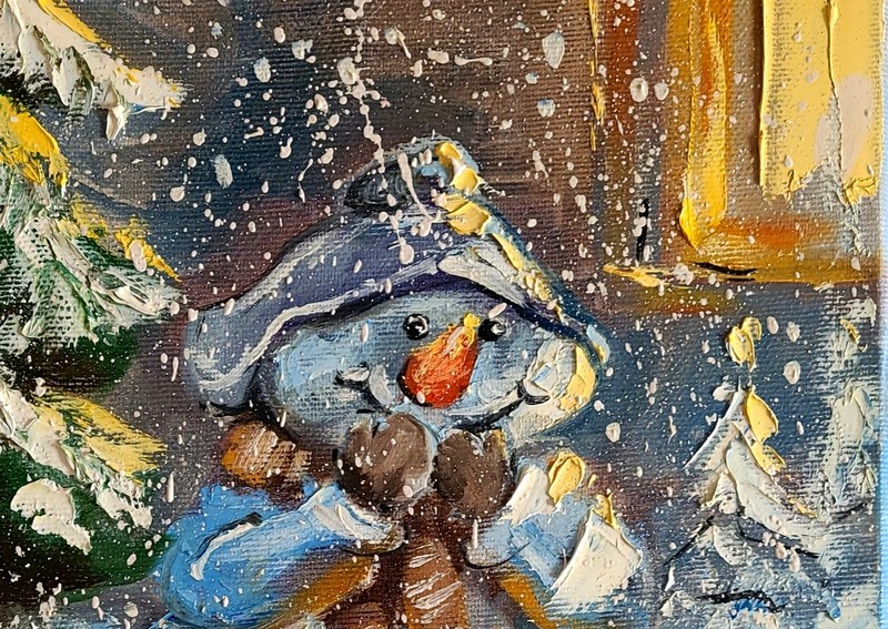 Monika Luniak "Snow friend" - Artnesto